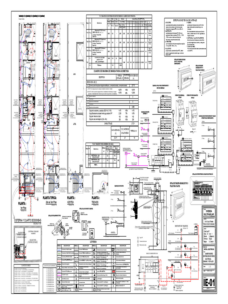 EJEMPLO PLANOS ELECTRICAS | PDF | Sector secundario de la economía | Electricidad