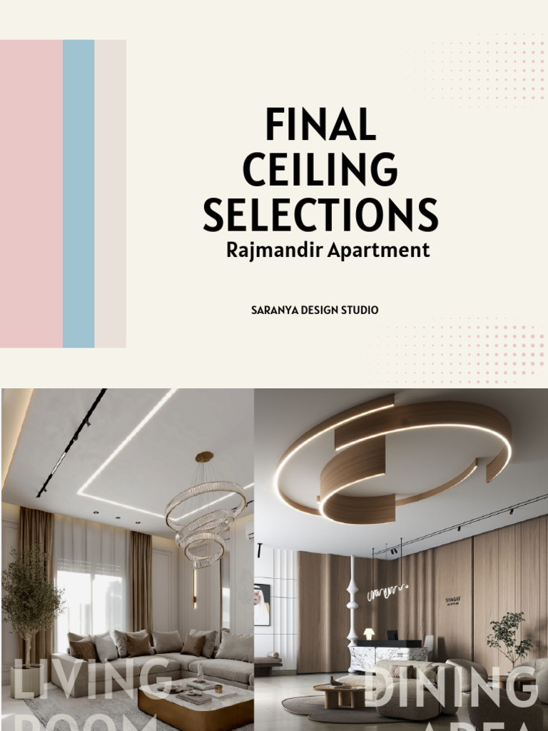 Final Ceiling Selections | PDF