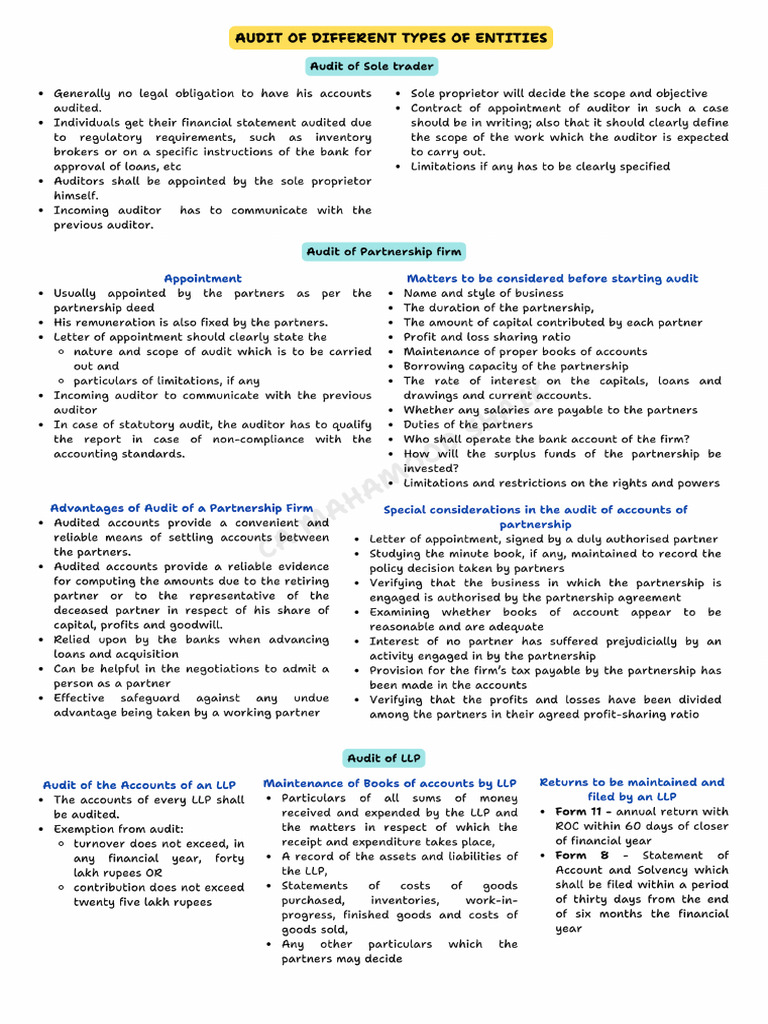 Audit of Diff Entity Ocr | PDF | Audit | Expense