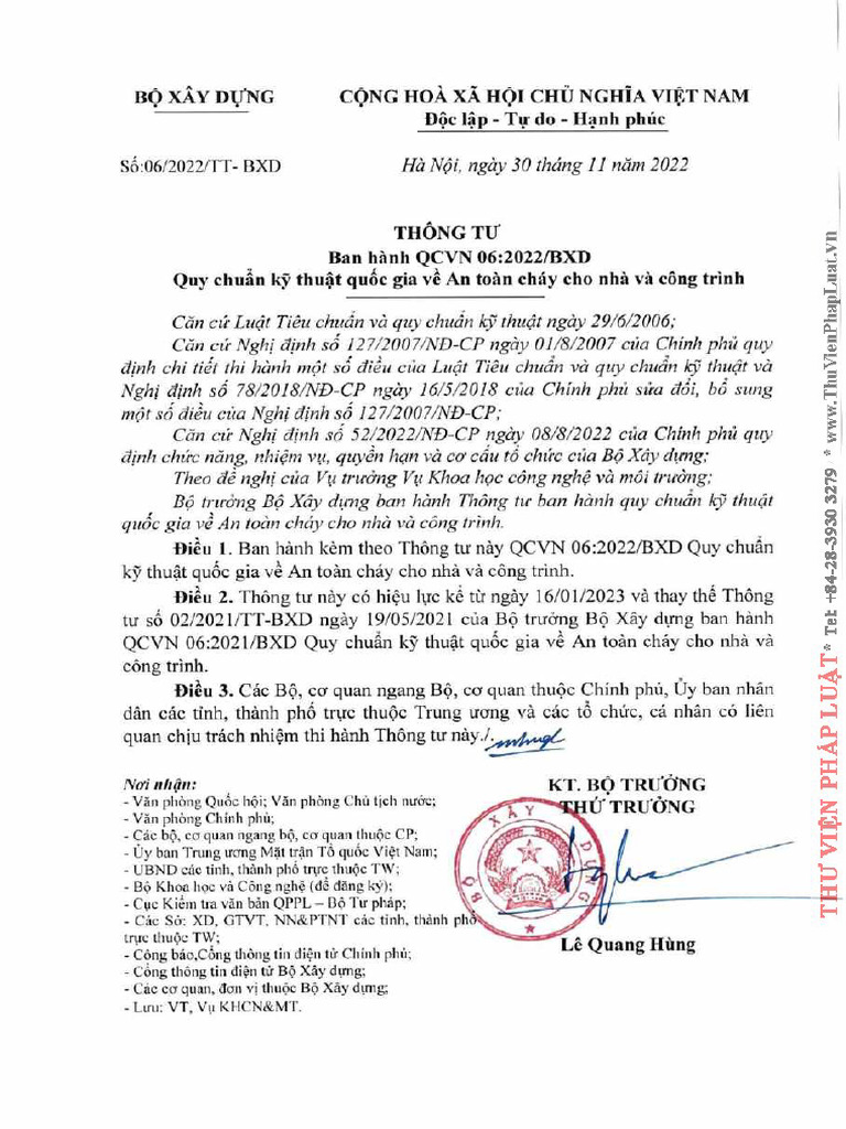 QCVN 06 2022 | PDF