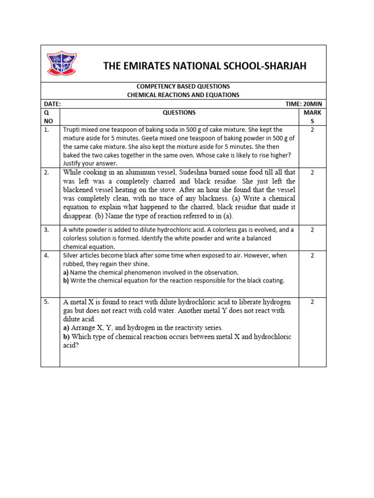 Competency Qns | PDF