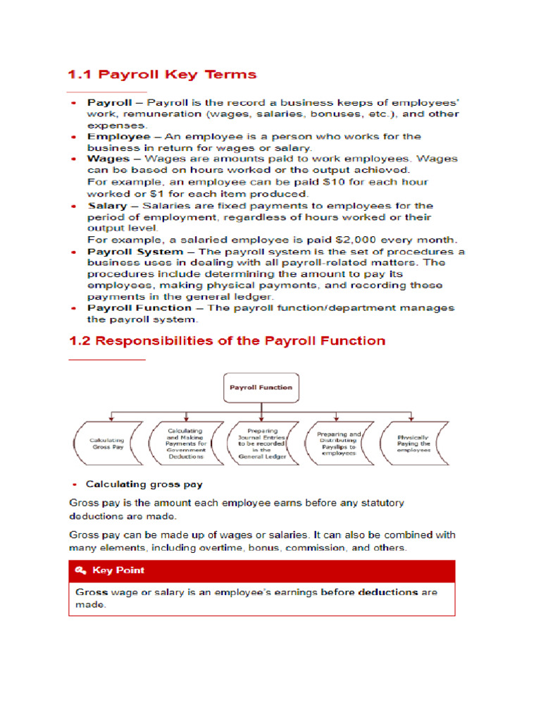 Chapter 7 Payroll | PDF