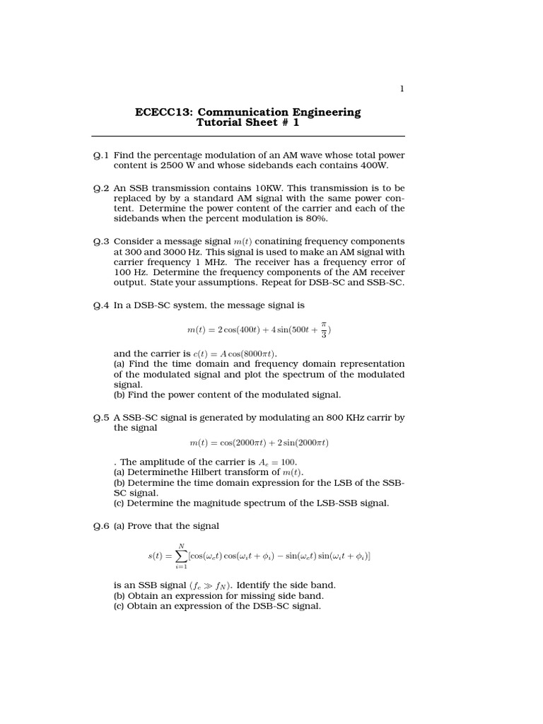 Practice Sheet AM | PDF