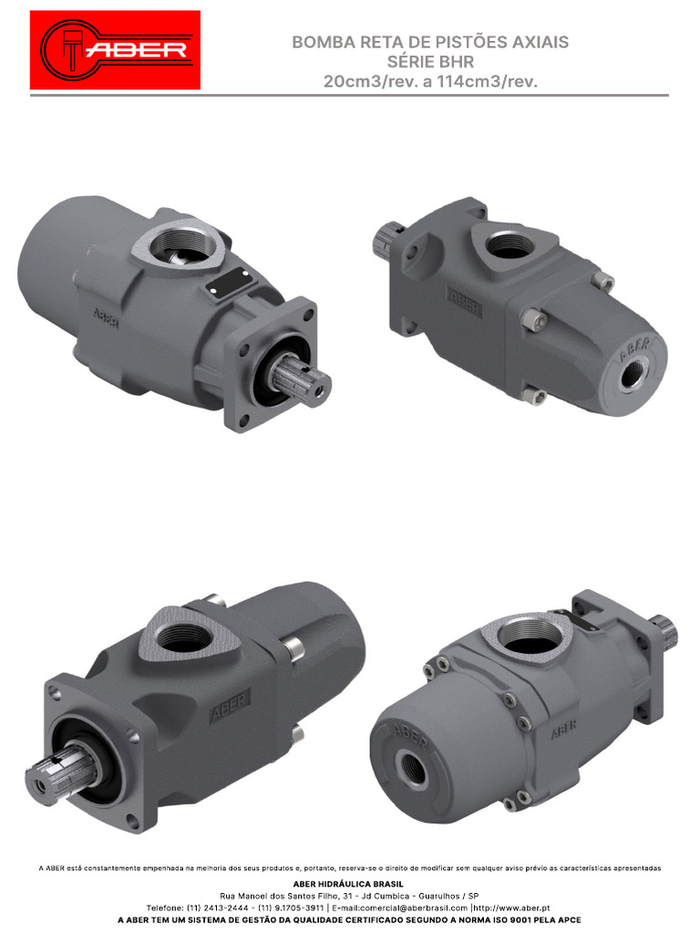 BHR - Catalogo Tecnico | PDF | Bomba | Válvula