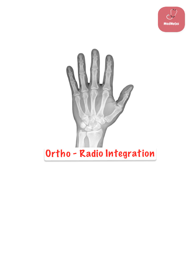 Ortho Radio Integration | PDF