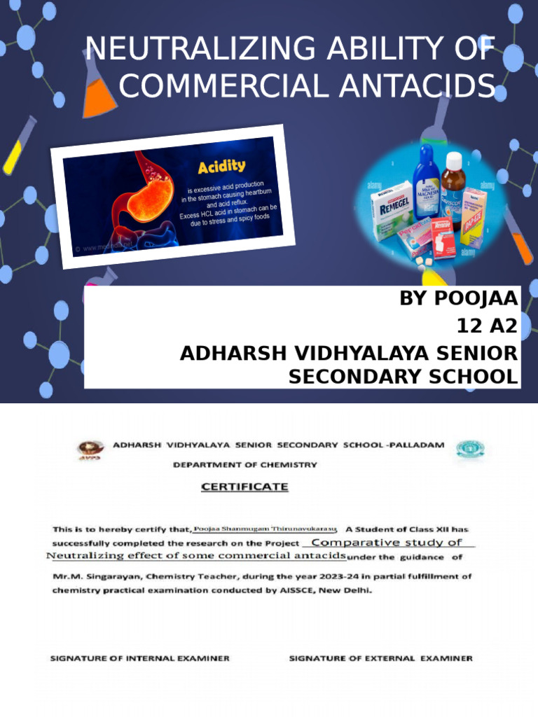 Chemistry Investigatory Project Final 1....... | PDF | Acid | Hydroxide