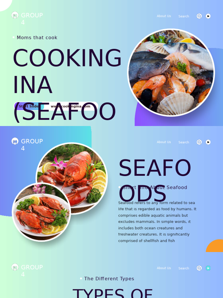 Group 4 Cookery B 3rd QRT - Seafoods | PDF | Shellfish | Seafood