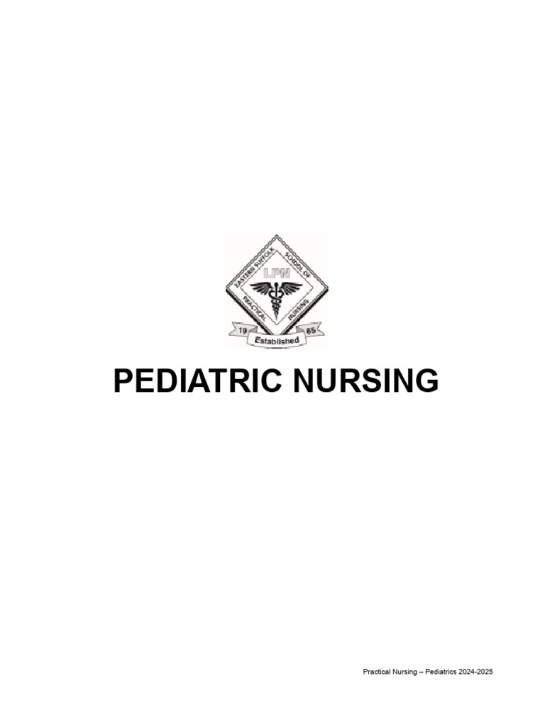 Adult Pediatric Curriculum 2024-2025 | PDF | Terminal Illness | Pediatrics