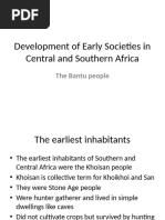 Bantu Migration and Its East African Impact | PDF | East Africa | Africa