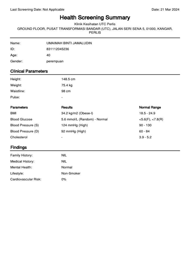 National Health Screening Initiatives - 597 | PDF | Disorders Of ...