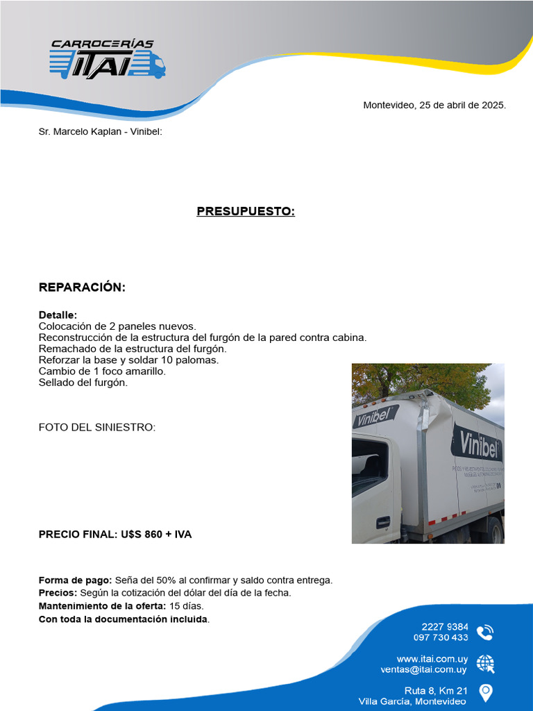 Reparación Marcelo | PDF