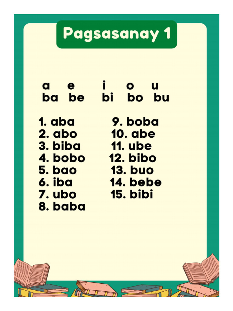 Tagalog Pagbasa Tarpapel | PDF