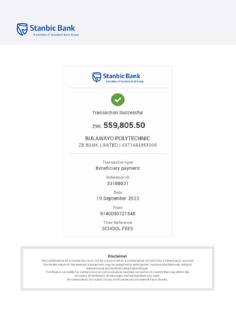 Receipt Poly Byo | PDF