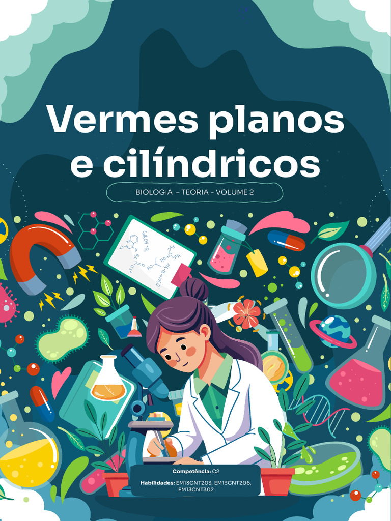 apostila-19-teoria-vermes-planos-e-cilindricos (2) | PDF | Nematoda | Biologia