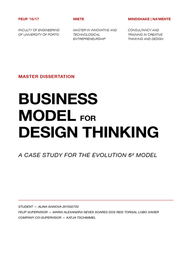 Design Thinking Models | PDF | Design Thinking | Business Model