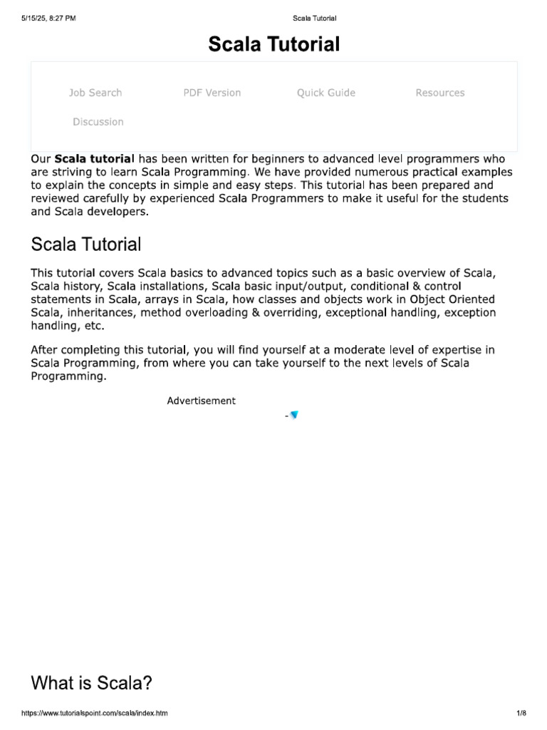 Scala | PDF