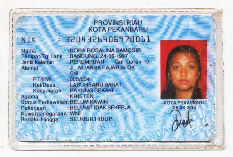 KTP - Dora Rosalina Samosir | PDF