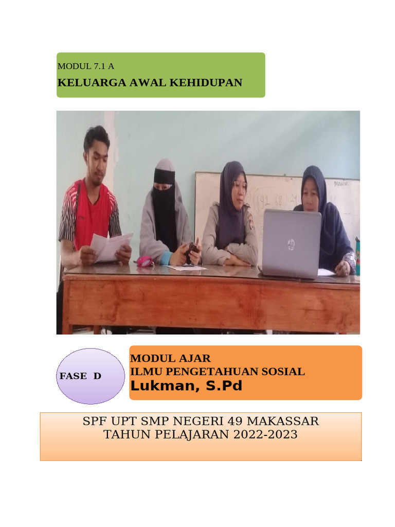 Modul Ajar Keluarga Awal Kehidupan | PDF