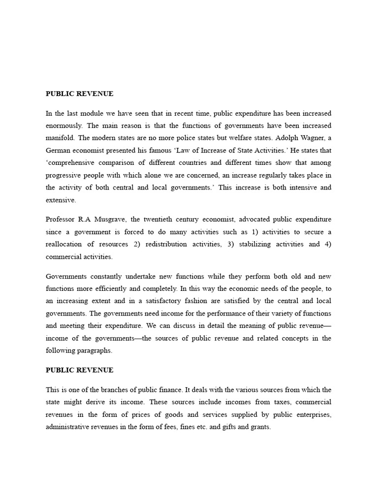 Module II Public Economics | PDF | Taxes | Equity (Economics)