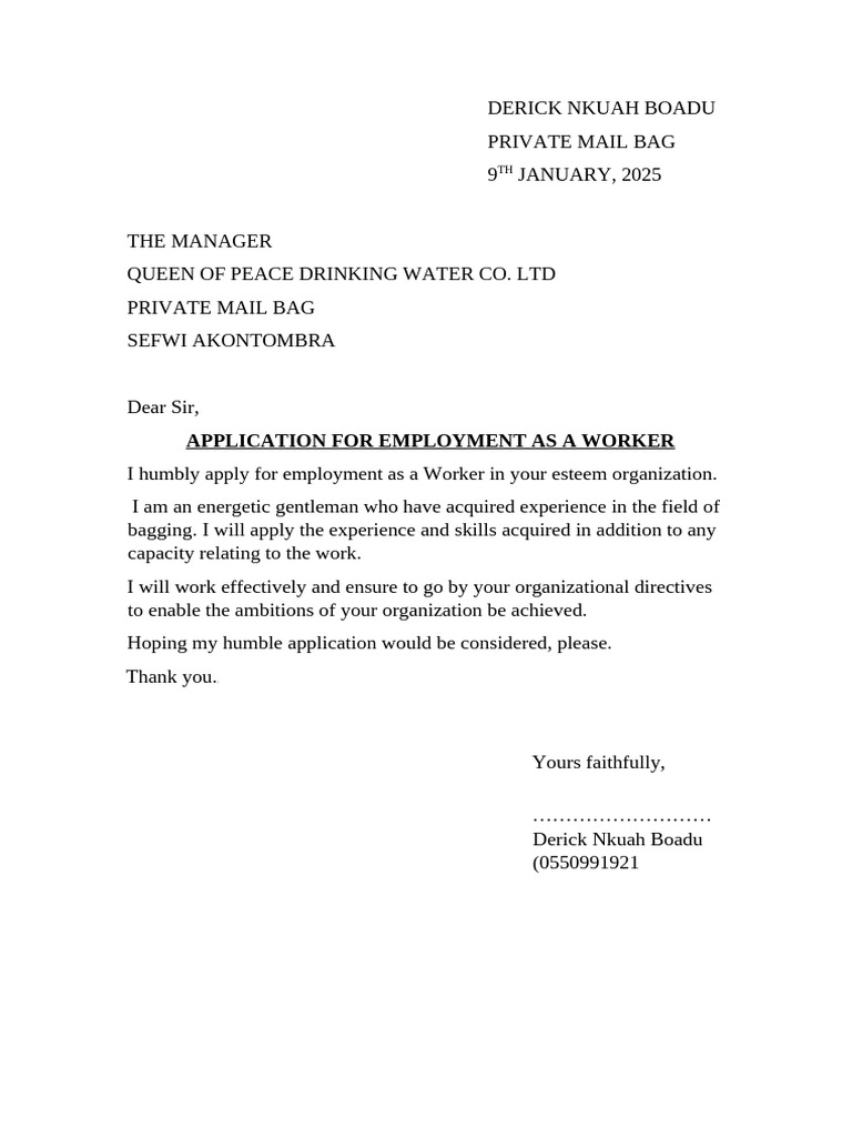 Employment Applications for Bagger Positions | PDF