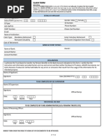 Napsa Retirement Benefit Claim Form | PDF | Pension | Justice