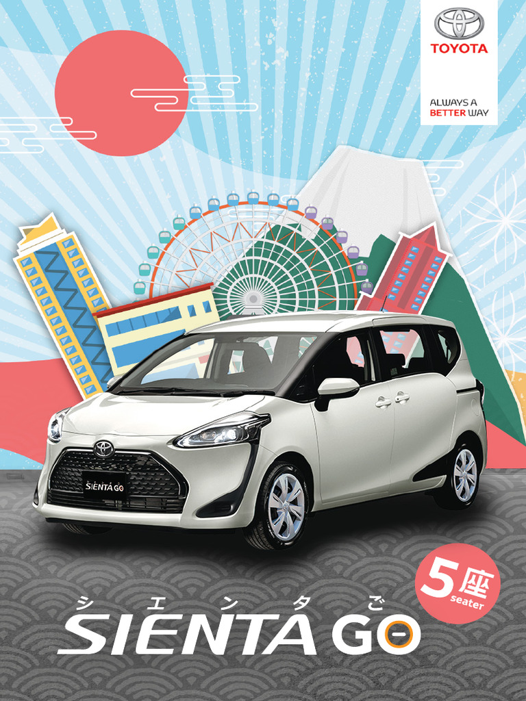 Toyota Sienta Cargo Space Features | PDF | Trunk (Car) | Anti Lock ...