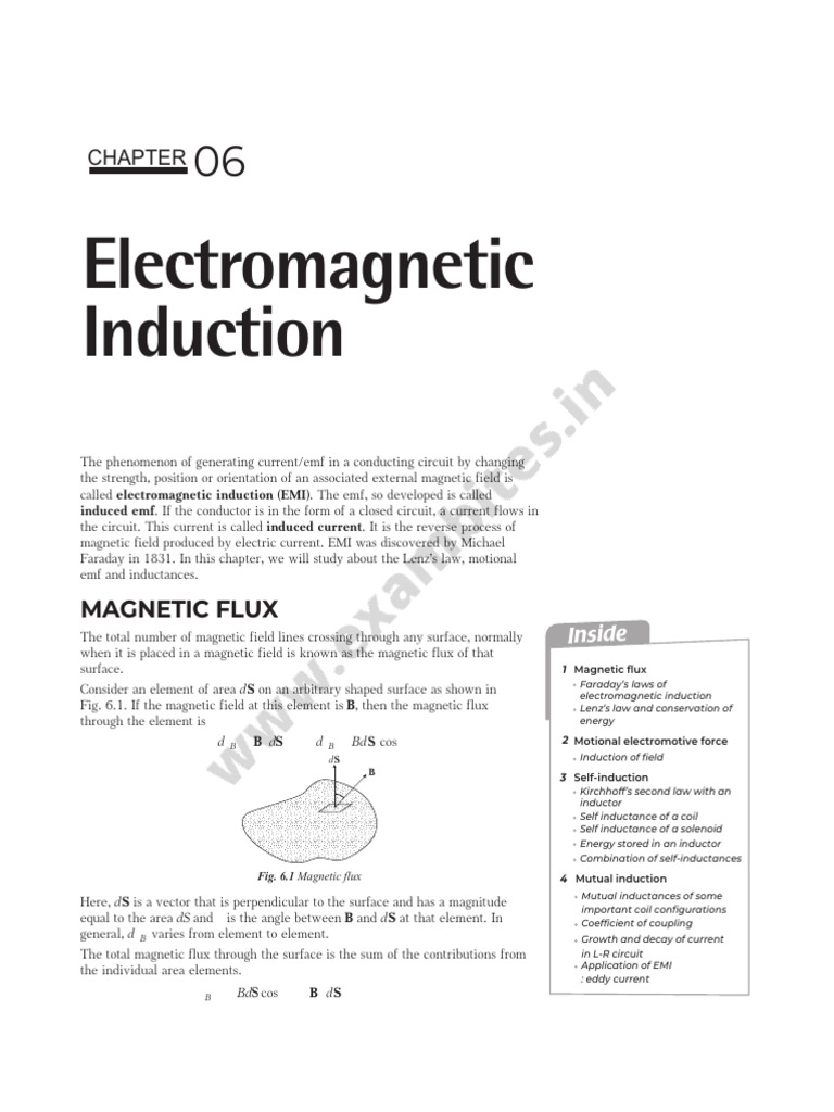 Electromagnetic Induction | PDF | Inductance | Electromagnetic Induction