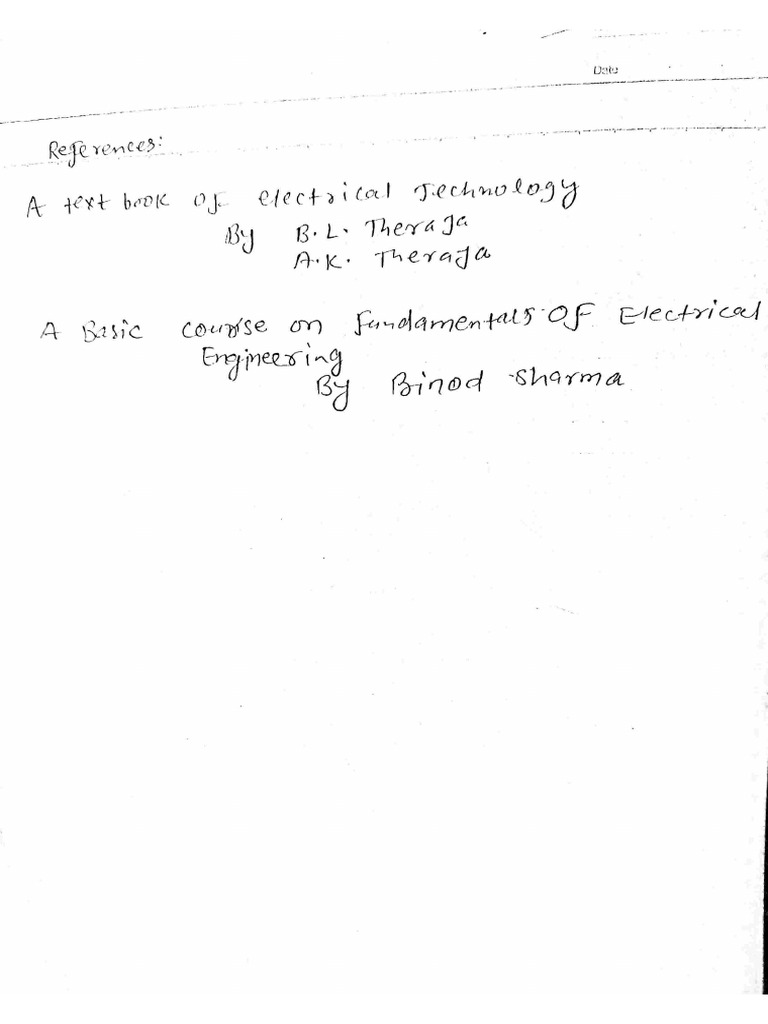 Basic Ele Chap 1 Note PDF | PDF