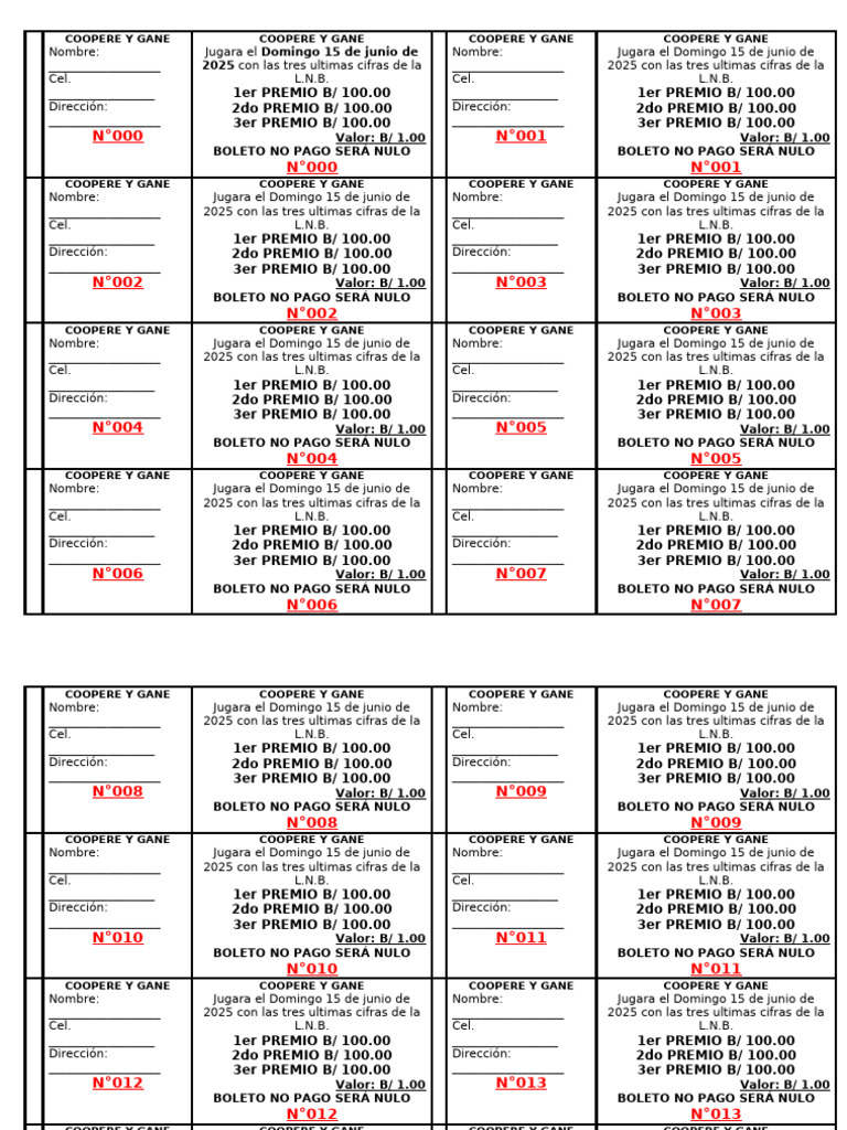 GRAN RIFA BASE 100 | PDF