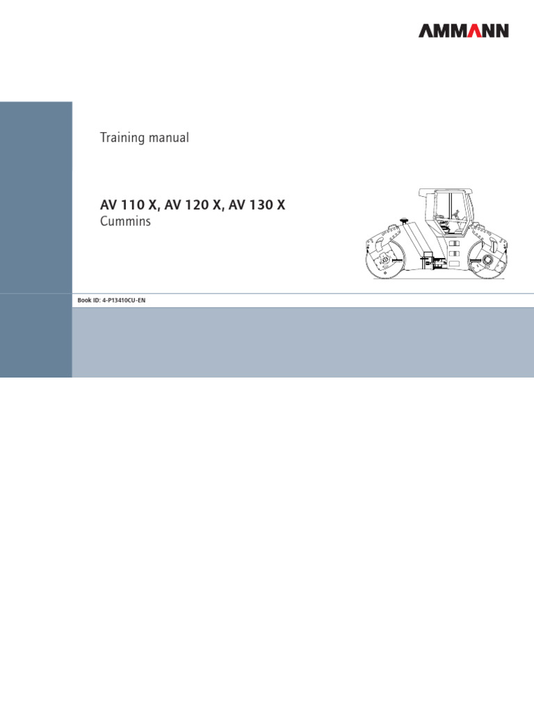 Cummins AV 110X-130X Training Manual | PDF | Pump | Steering