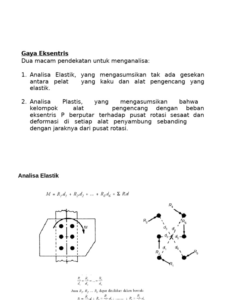 STRUKTUR BAJA I Gaya Eksentris | PDF