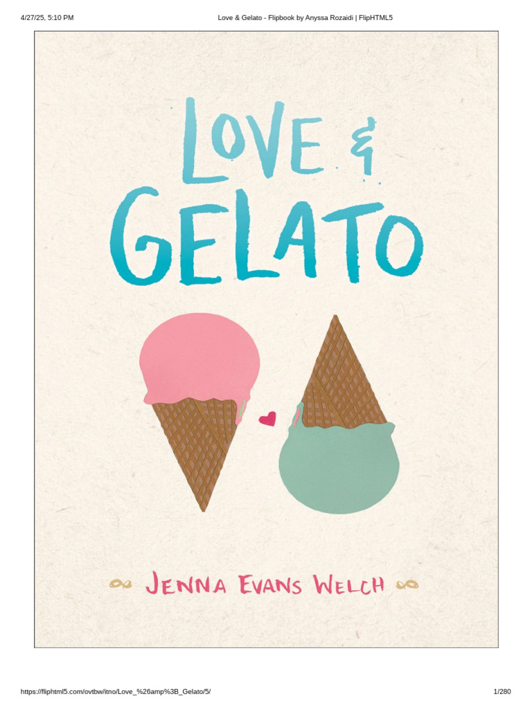 Love & Gelato - Flipbook by Anyssa Rozaidi - FlipHTML5 | PDF