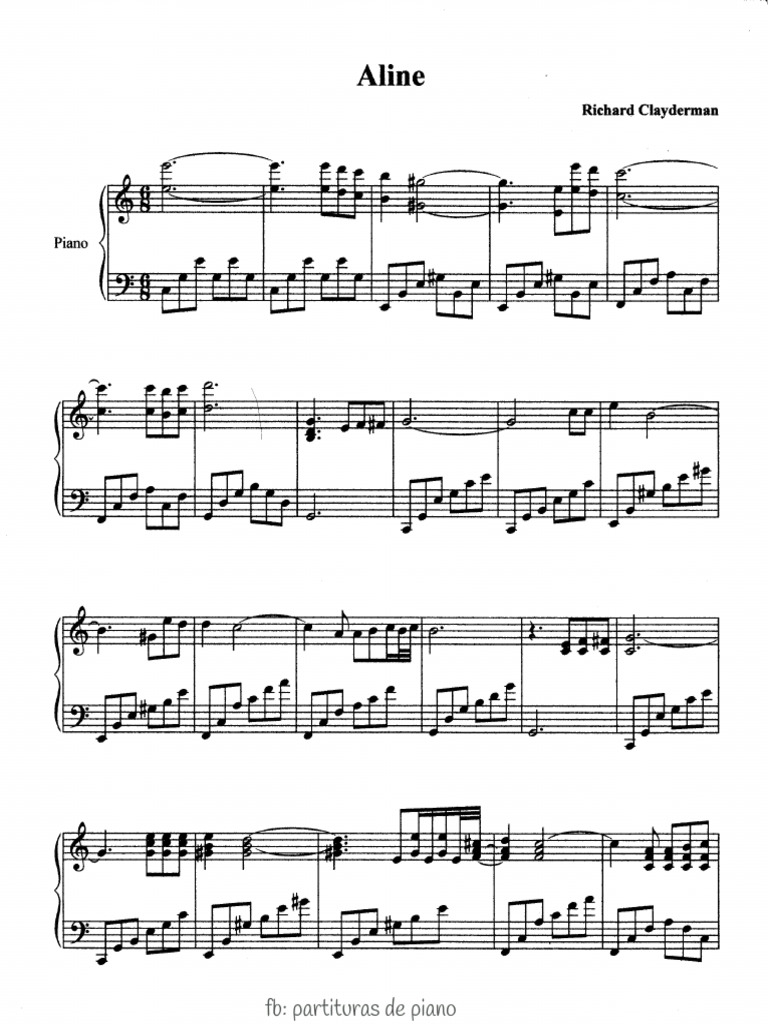 Richard-Clayderman-Aline PDF | PDF