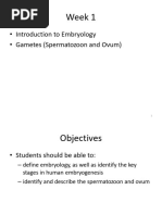 Lecture 1-Introduction To Embryology | PDF | Anatomy | Reproduction