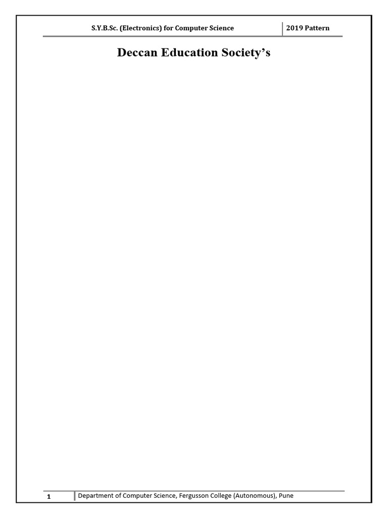 SYBSc Electronics For CS 2020 2019 Pattern | PDF | Cellular Network | Channel Access Method