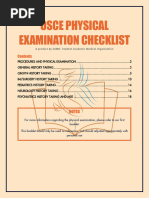 OSCE Checklist Gynaecological History Taking | PDF | Menstruation | Substance Abuse