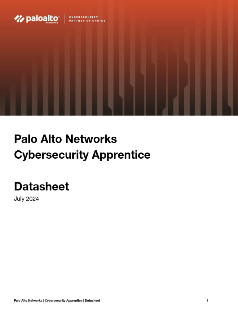 Apprentice Datasheet | PDF | Cloud Computing | Security