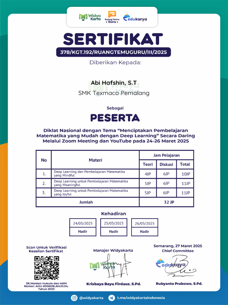 Widya Karta - 2025 05 11 | PDF