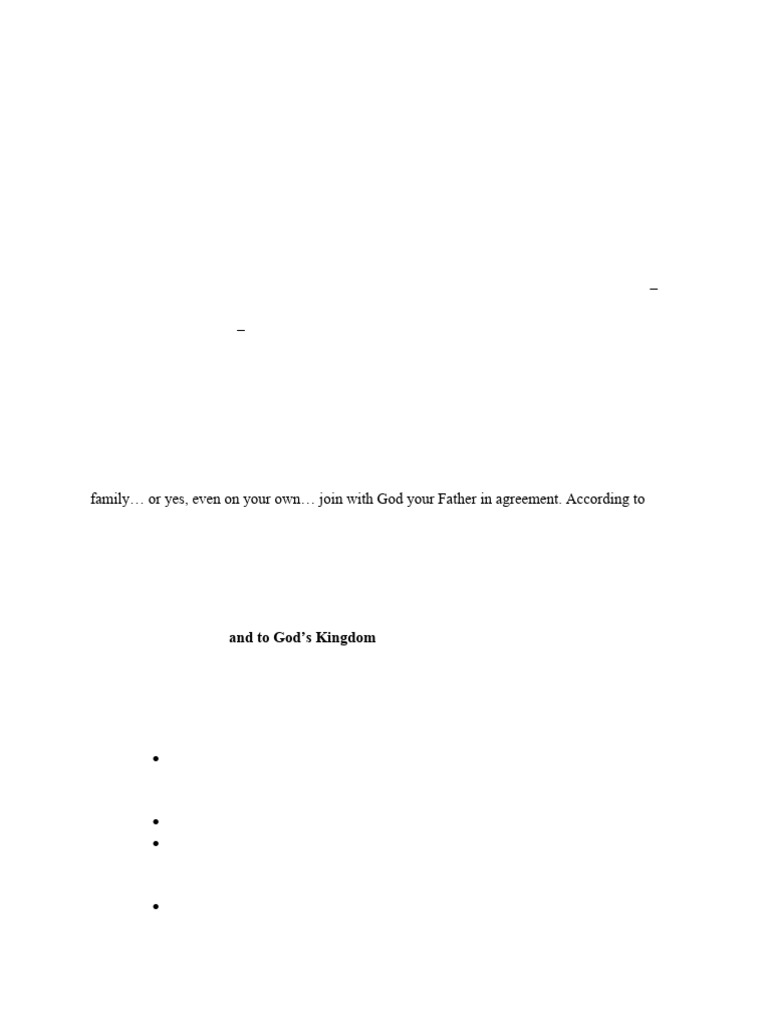 Hedge of Protection Prayer Guide | PDF