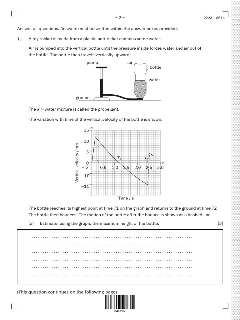 Physics Paper 2 TZ2 HLmay2023 PDF | PDF | Ionizing Radiation | Atoms