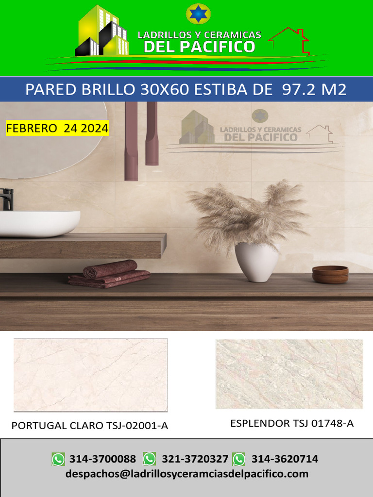 Paredes 30x60 Brillo Feb 24 2024 | PDF