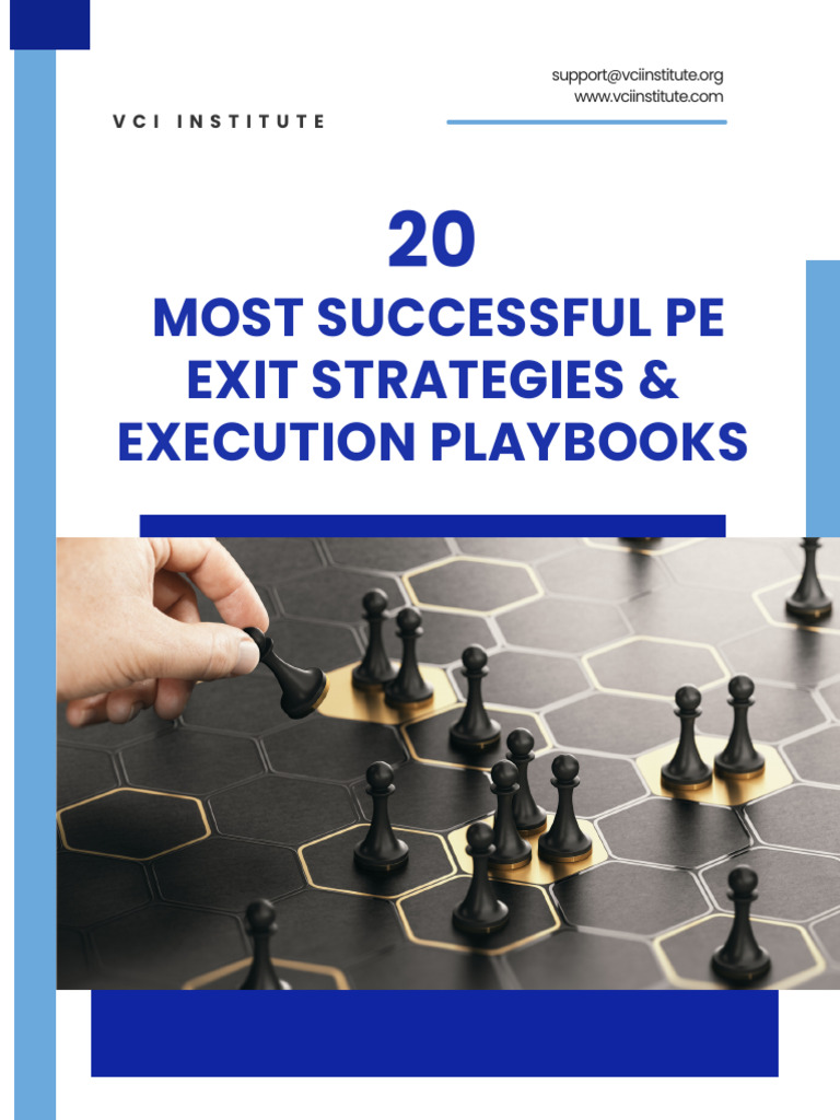20 Most Successful PE Exit Strategies & Execution Playbooks | PDF ...