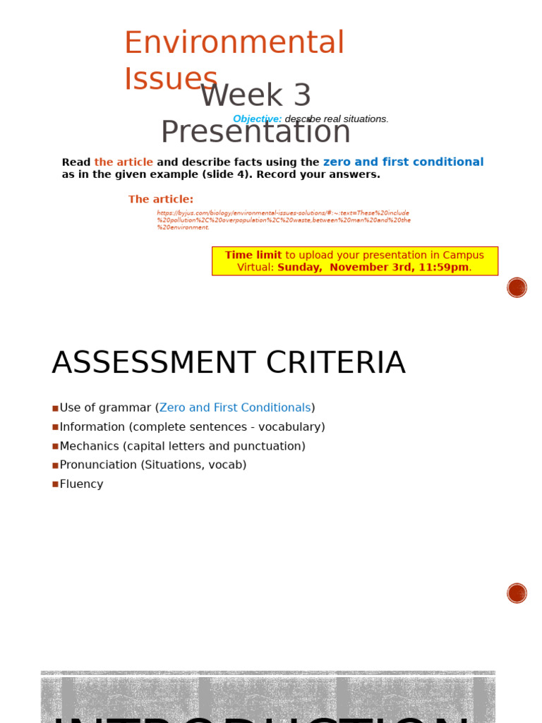 Sample Presentation English V Week 3.1 | PDF | Pollution | Climate Change