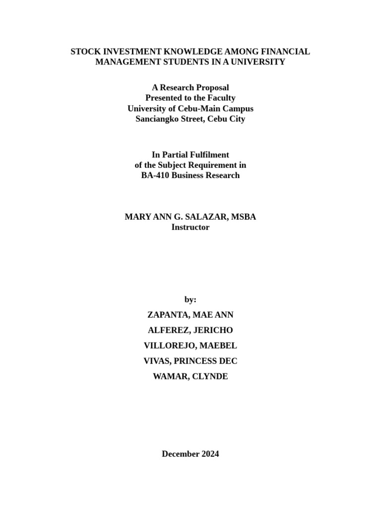 (REVISED)COVER-PAGE_without-ACKNO | PDF | Methodology