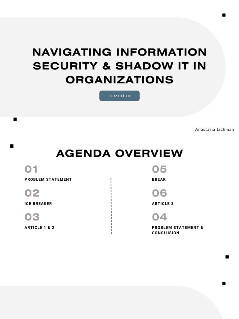 Navigating Information Security & Shadow IT in Organizations PDF | PDF | Malware | Security