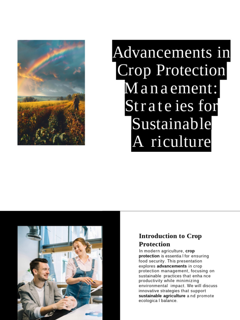 Sustainable Crop Protection Strategies | PDF