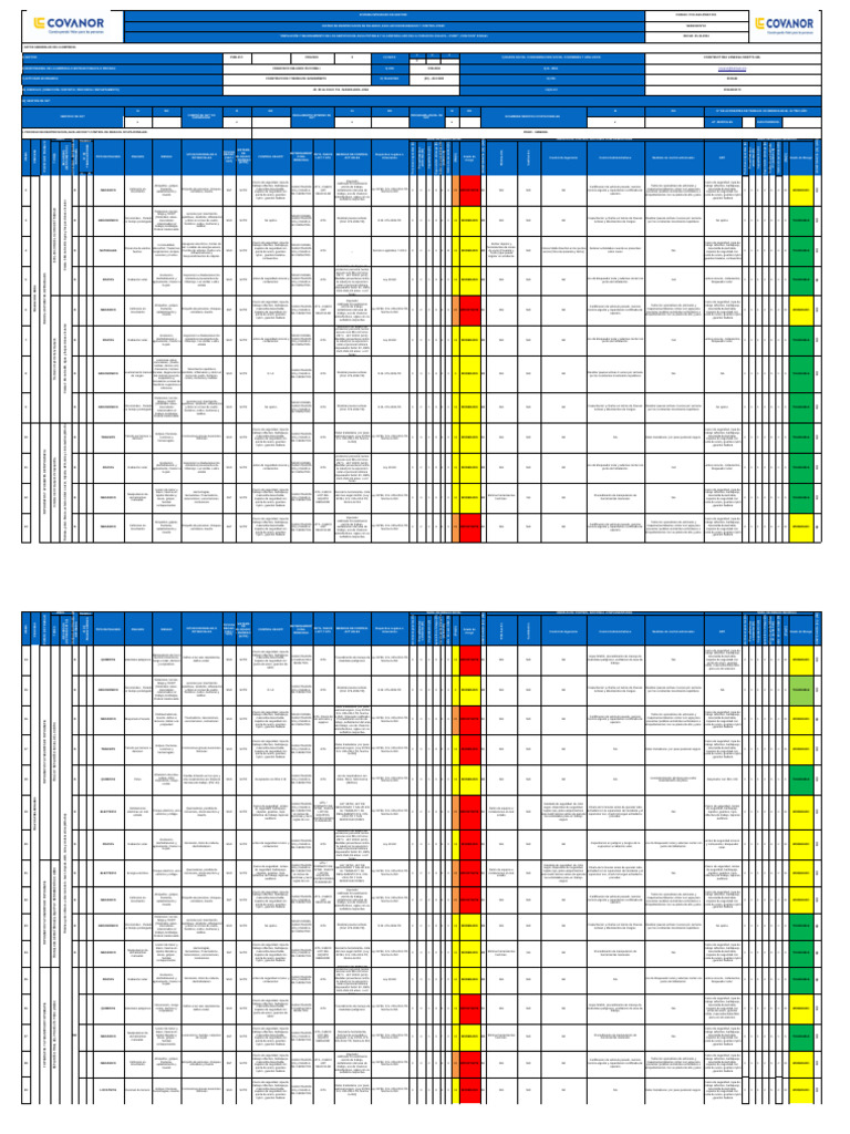 ANEXO N° 3 - IPERC | PDF | Saneamiento | Agua