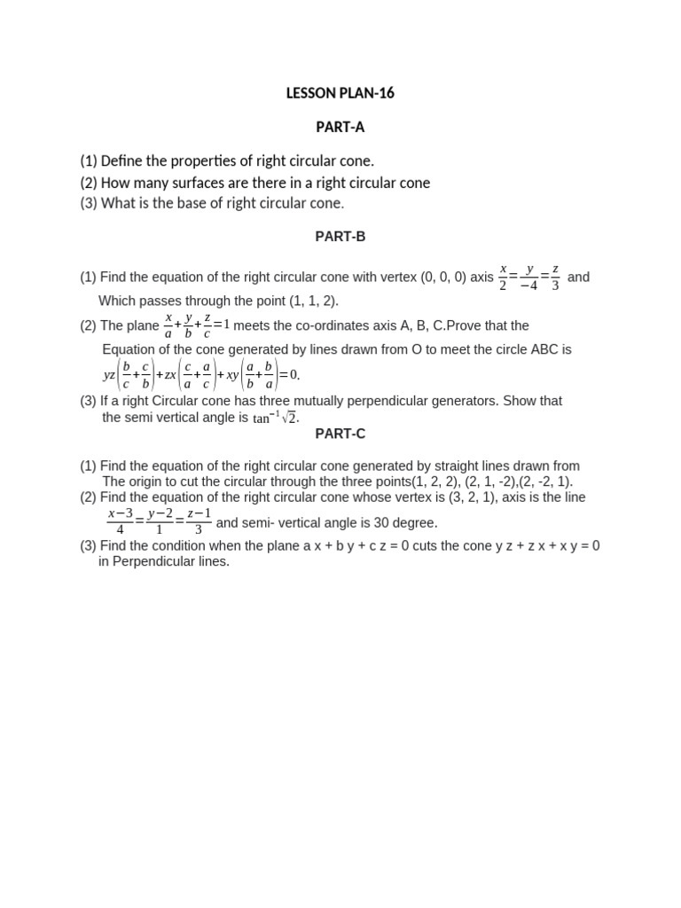 Lesson Plan 16 | PDF
