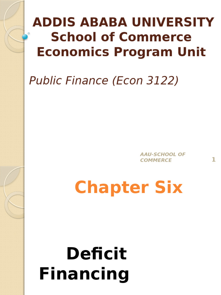 Chap6 - PublicFinance (1) (1) CC | PDF | Deficit Spending | Government Budget Balance