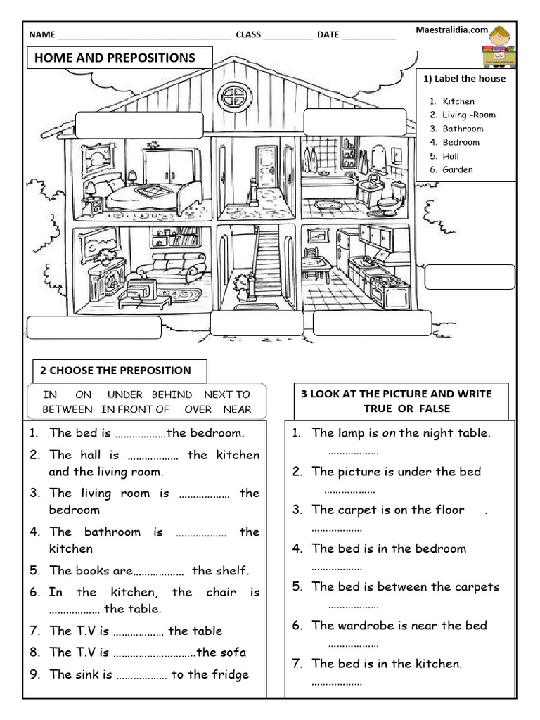HOUSE - Prepositions 29-9-2024 | PDF
